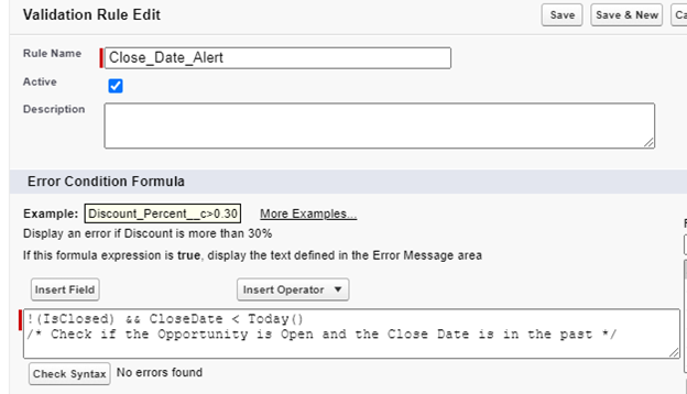 Two Quick Tips for Better Salesforce Validation Rules
